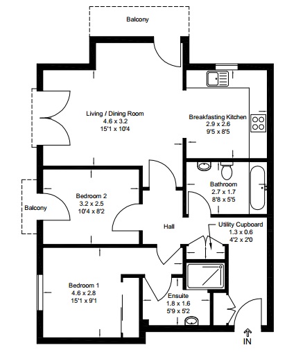 Edinburgh - 2 Bed Flat, Peffermill, EH16 - To Rent Now for £1,250.00 p/m