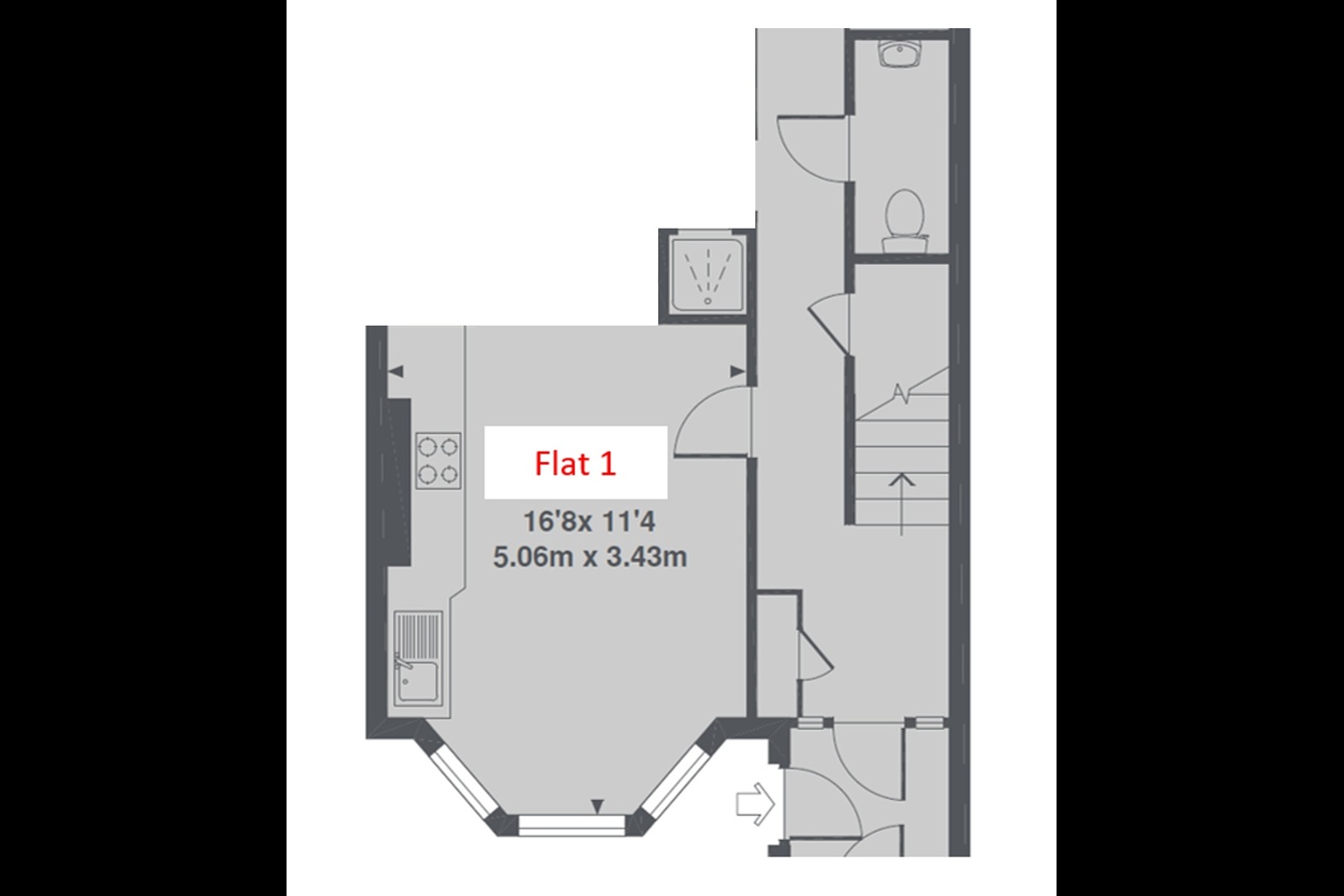 London - Studio Flat, Lisgar Terrace -, W14 - To Rent Now for £800.00 p/m