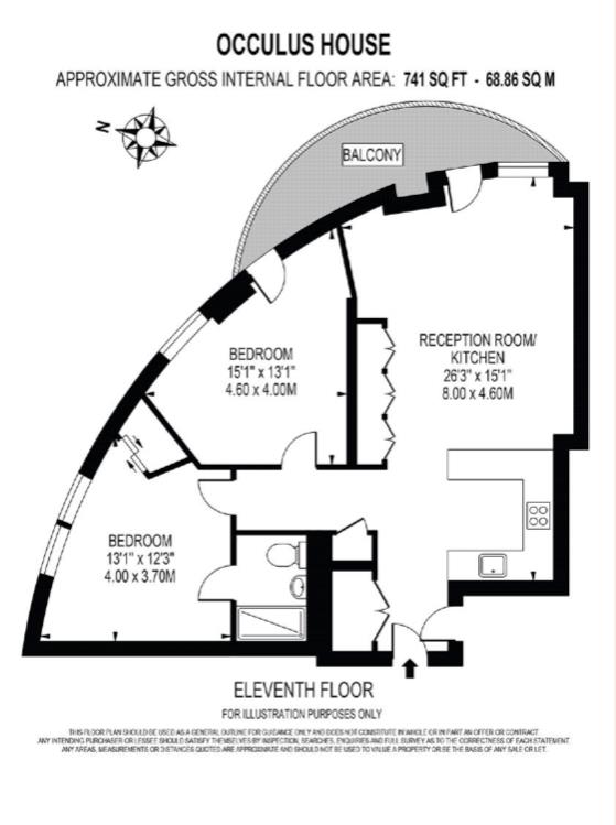 Barking - 2 Bed Flat, Oculus House, IG11 - To Rent Now for £2,100.00 p/m