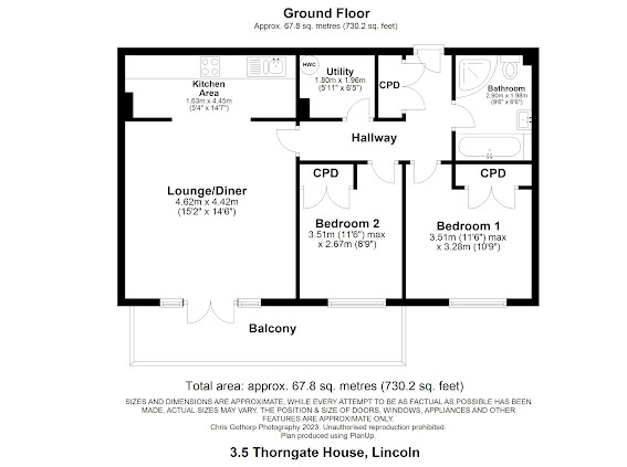 Lincoln - 2 Bed Flat, Thorngate House, LN2 - To Rent Now for £1,100.00 p/m