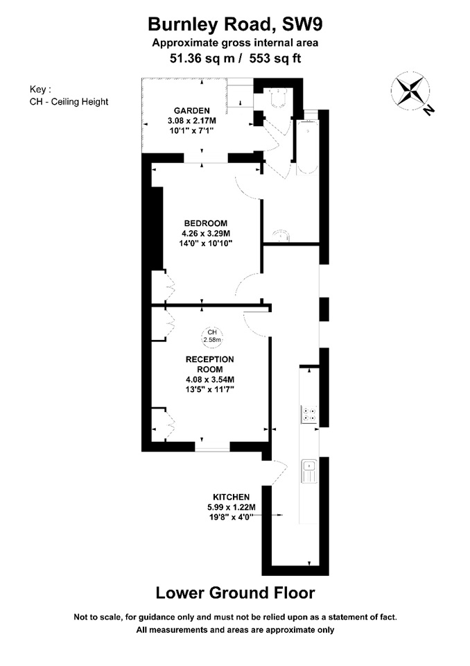 London - 1 Bed Flat, Burnley Rd, SW9 - To Rent Now for £1,650.00 p/m