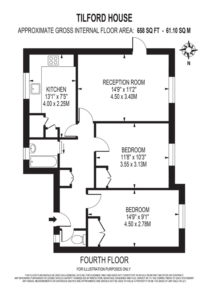 London - 2 Bed Flat, Tilford House, SW2 - To Rent Now for £1,750.00 p/m