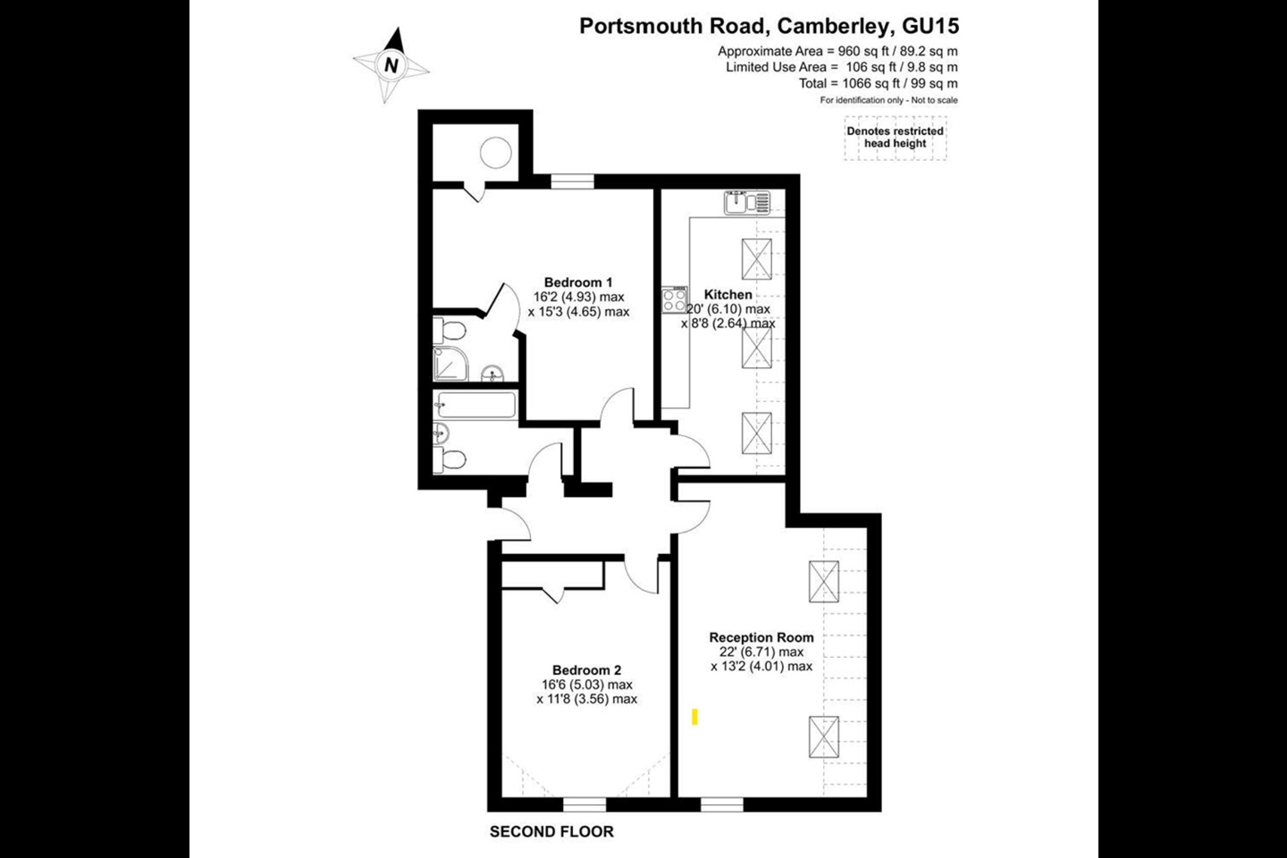 Camberley - 2 Bed Flat, Brackendale Court, GU15 - To Rent Now for £ ...