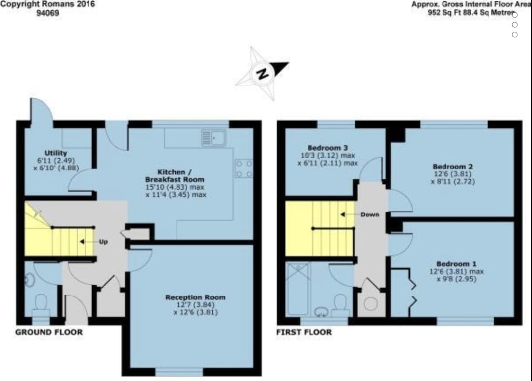 Basingstoke - 3 Bed Terraced House, Dudley Close, RG23 - To Rent Now ...