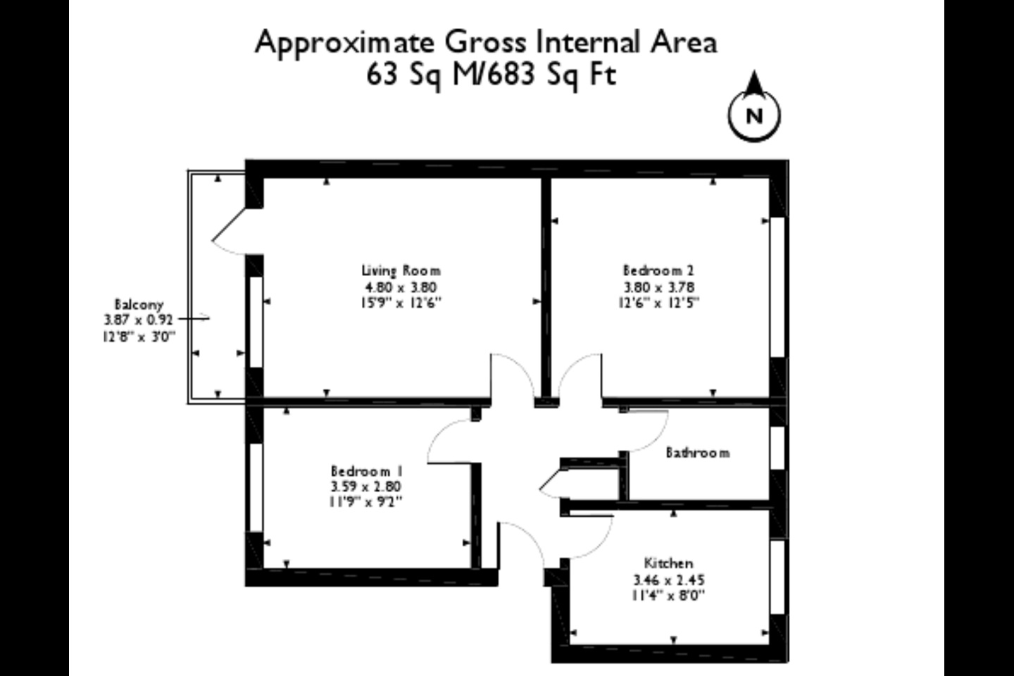 London - 1 Bed Flat, Osier Court, E1 - To Rent Now for £1,850.00 p/m