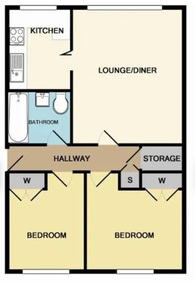 Sale - 2 Bed Flat, Cloverley, M33 - To Rent Now for £1,200.00 p/m