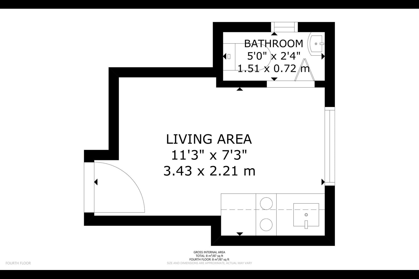 London - Studio Flat, Talbot Square, W2 - To Rent Now for £1,200.00 p/m
