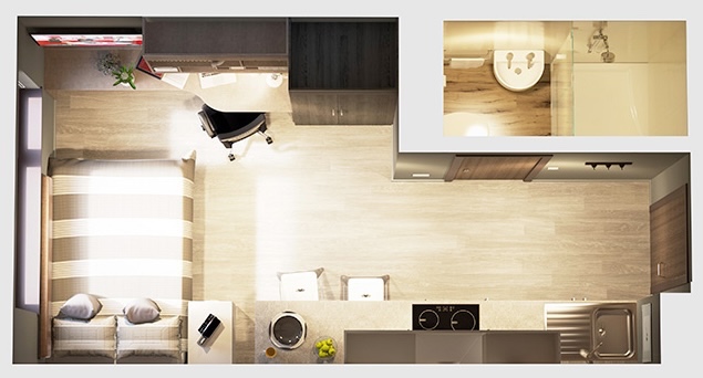 Cardiff - Studio Flat, Newport Road Lane, CF24 - To Rent Now for £780. ...