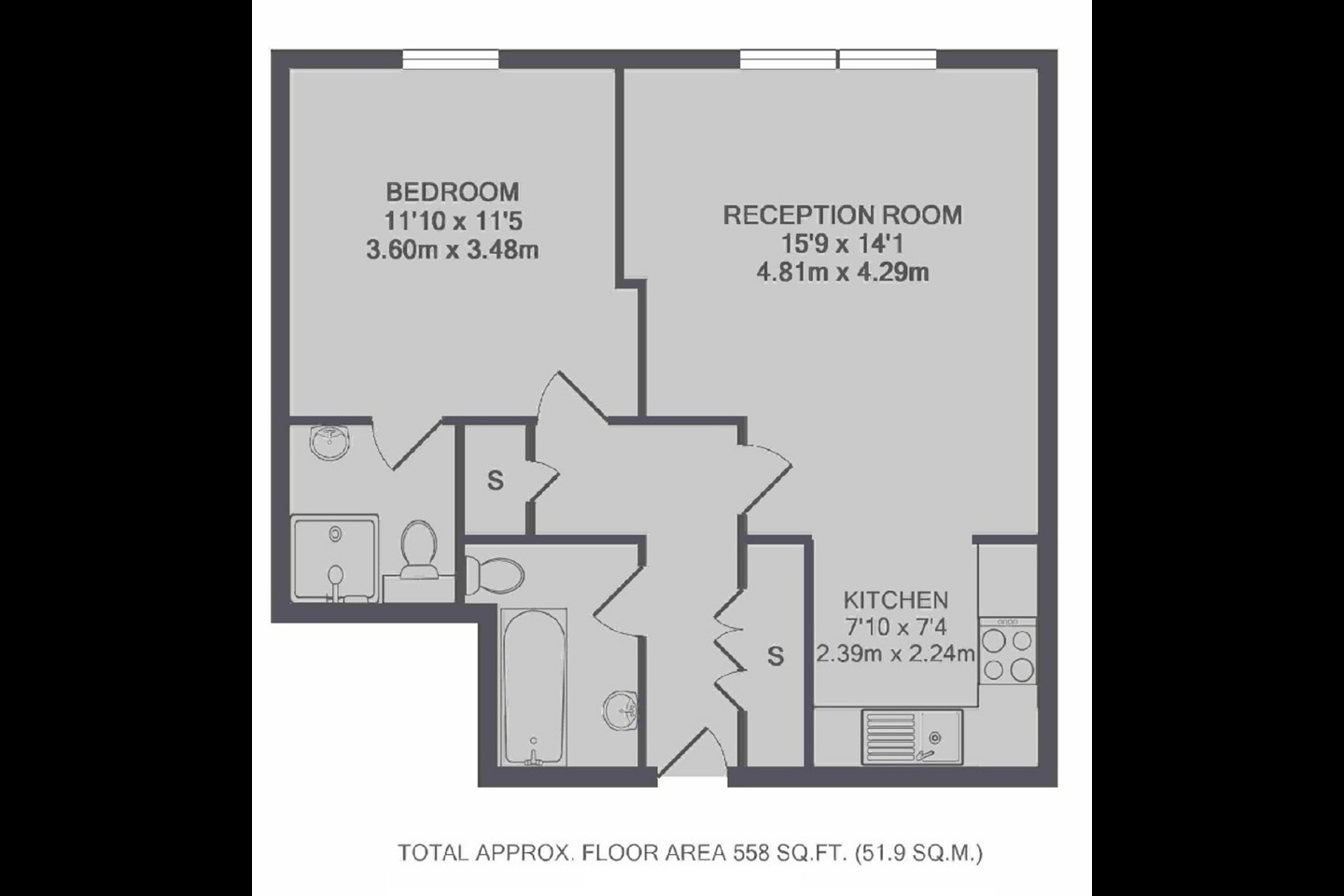 London - 1 Bed Flat, Frying Pan Alley, E1 - To Rent Now for £2,145.00 p/m