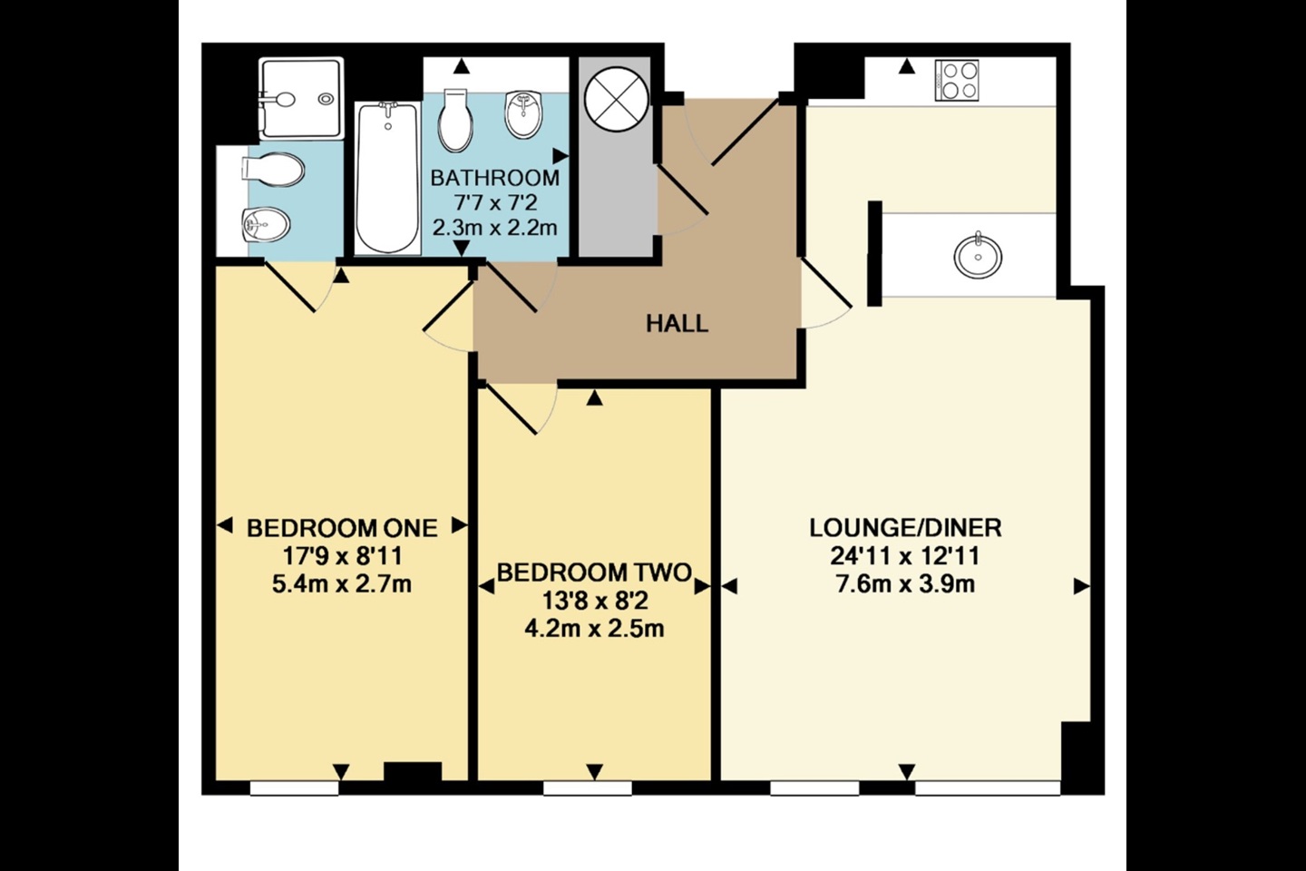 Manchester - 2 Bed Flat, The Quadrangle, M1 - To Rent Now for £1,600.00 p/m