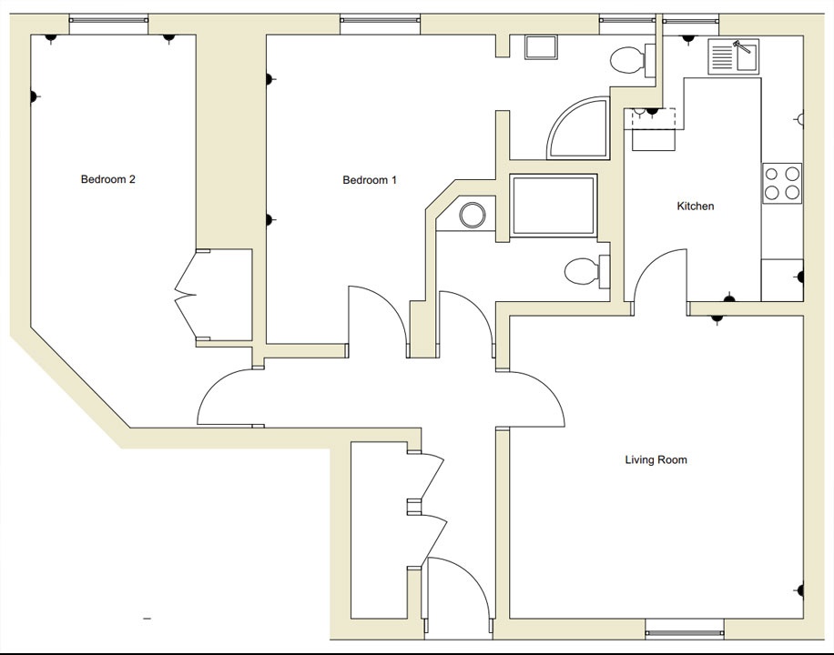 Edinburgh - 2 Bed Flat, Tron Square, EH1 - To Rent Now for £1,700.00 p/m