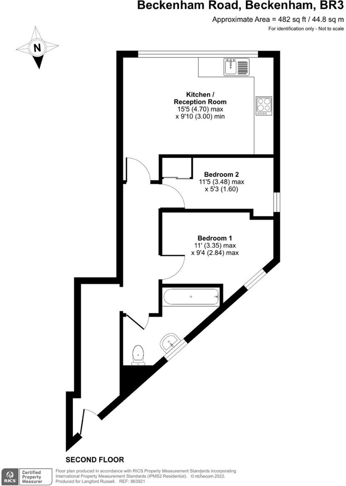 Beckenham - 2 Bed Flat, Beckenham Road, BR3 - To Rent Now for £1,600.00 p/m