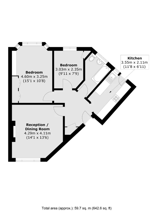 London - 2 Bed Flat, Upper Richmond Road West, SW14 - To Rent Now for £ ...