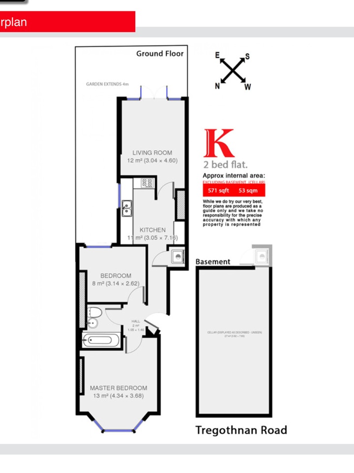 London - 2 Bed Flat, Tregothnan Road, SW9 - To Rent Now for £2,250.00 p/m