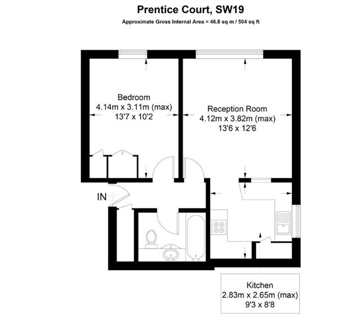 London - 1 Bed Flat, Prentice Court, SW19 - To Rent Now for £1,700.00 p/m