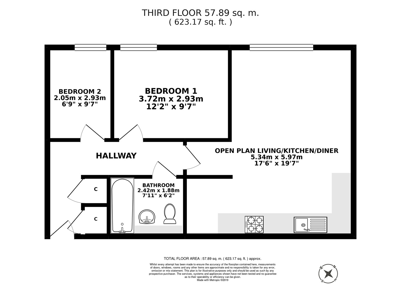 London - 2 Bed Flat, Hannah Building, E1 - To Rent Now for £1,950.00 p/m