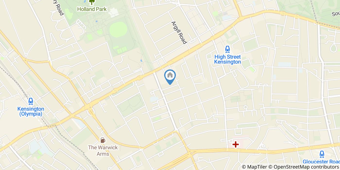 London - 1 Bed Flat, Abingdon Mansions, W8 - To Rent Now for £2,600.00 p/m