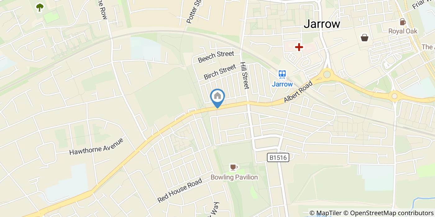 Jarrow - 1 Bed Flat, Albert Road, NE32 - To Rent Now for £595.00 p/m